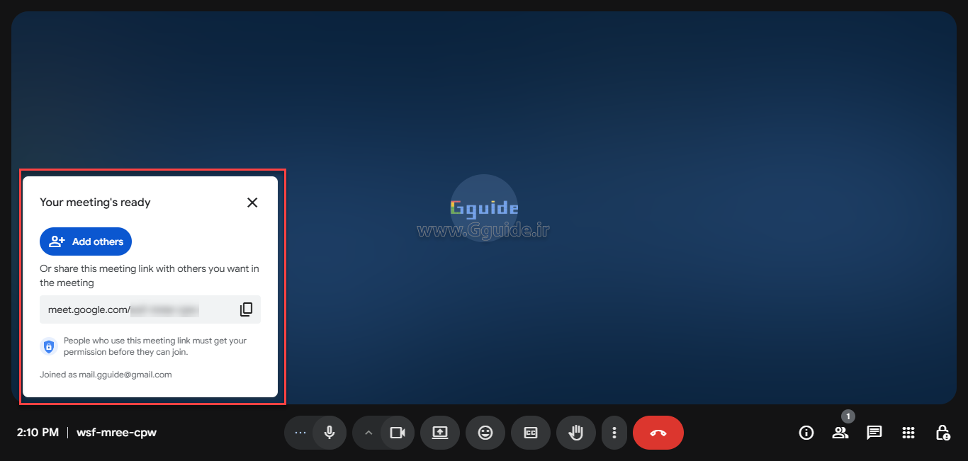 Gguide - شروع بکار با گوگل میت (Google Meet)